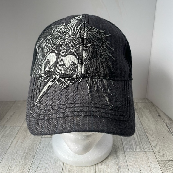 miami ink | Accessories | Miami Ink Black Plaid Cap Aflex Fitted Hat ...